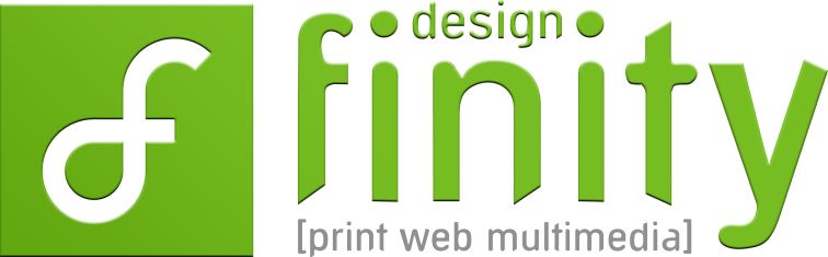 Finity Design contact details - for print and web design services